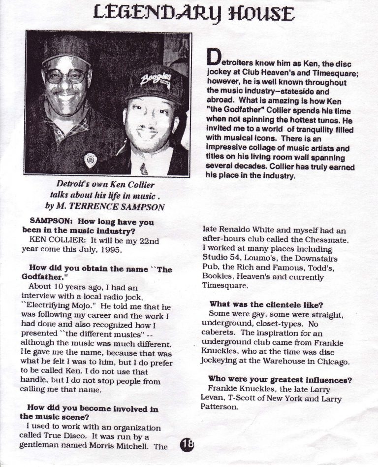 Ken Collier: Kick! Interview - Detroit Sound Conservancy: A Nonprofit ...